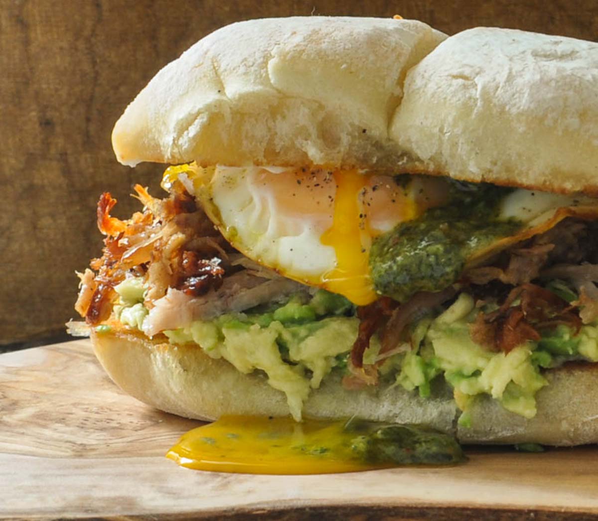 Carnitas Breakfast ‘Bolillo’ Sandwich - Armanino Foodservice