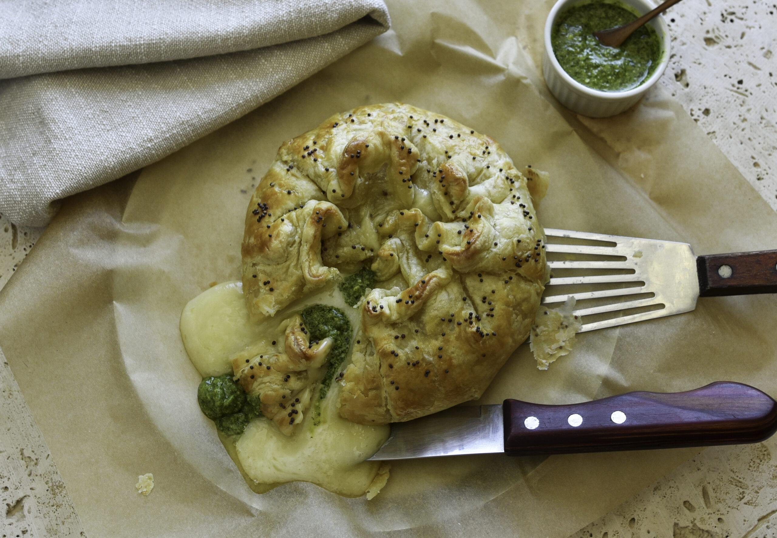 Puff Pastry Wrapped Brie - Armanino Foodservice